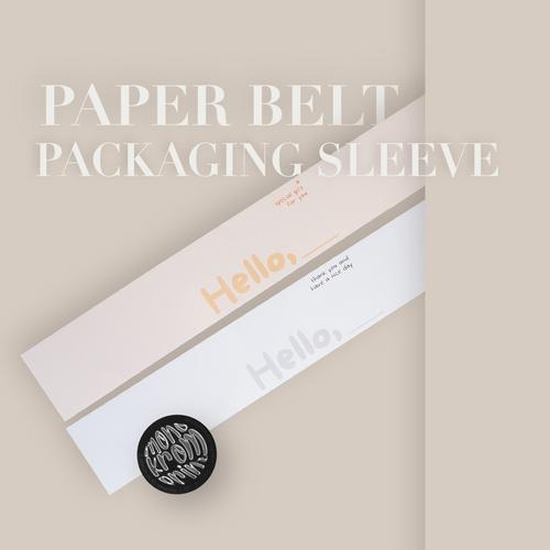 Jual Paper Belt | Packaging Sleeve | Paper Sleeve | Artpaper 150gr ...