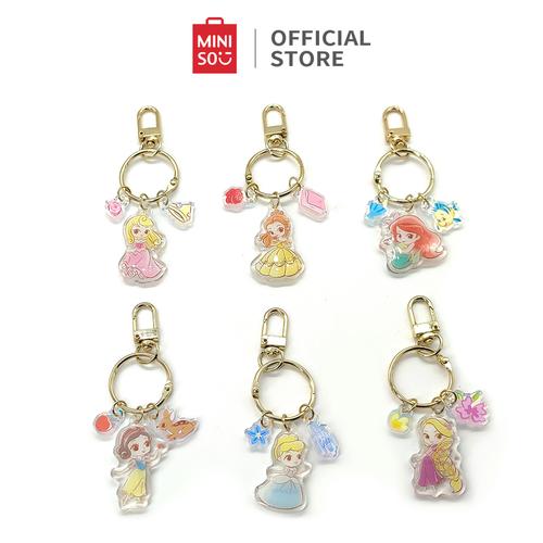 Jual MINISO x Disney Princess Gantungan Kunci Akrilik Acrylic Keychain ...