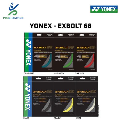 Promo Senar Badminton Yonex Original String Exbolt 68 - WHITE - Jakarta ...