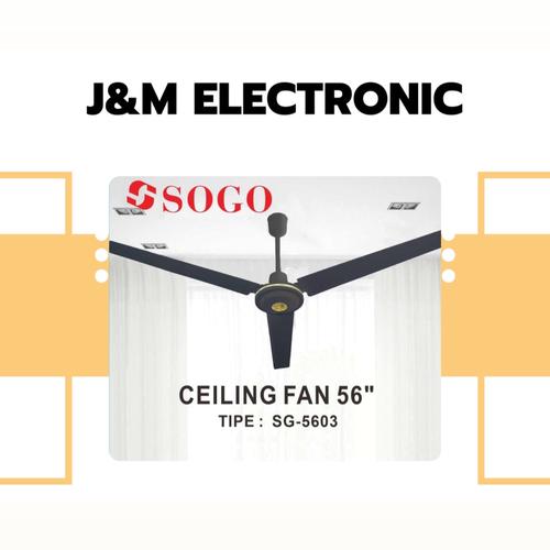 Jual sogo kipas angin platfon SOGO ceiling fan 56 baling baling besi ...