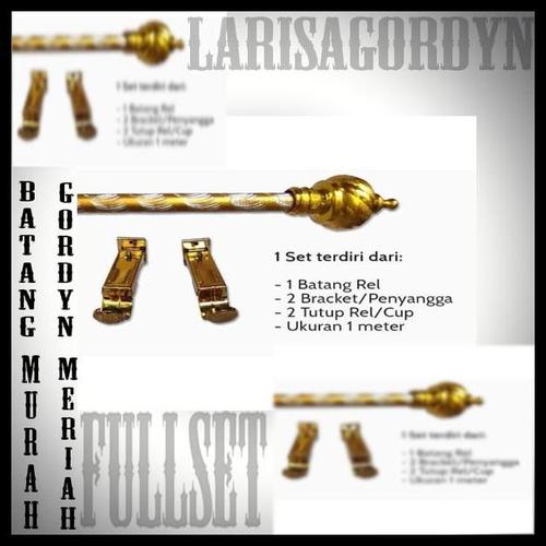 Jual REL TIANG BATANG GORDEN MURAH MERIAH UKURAN 150CM - gold - Jakarta ...