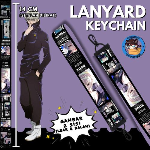 Jual Lanyard Strap Anime 2 Sisi / Inumaki Jujutsu Kaisen / Lanyard ...