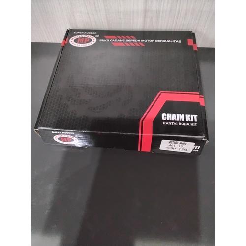 Jual RANTAI & GEAR MOTOR / GEAR SET / CHAIN KIT MERK MP UNTUK MOTOR CB ...