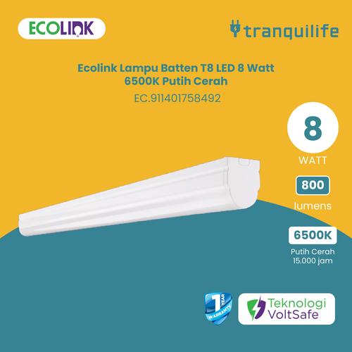 Promo Ecolink Lampu Batten LED 8W Cahaya Putih - Jakarta Pusat ...