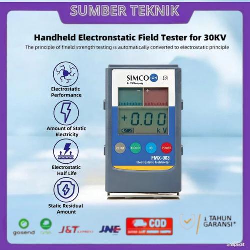 Fmx 003 Manual Simco FMX 003 Electrostatic Field Meter/FMX 003 ESD Test ...
