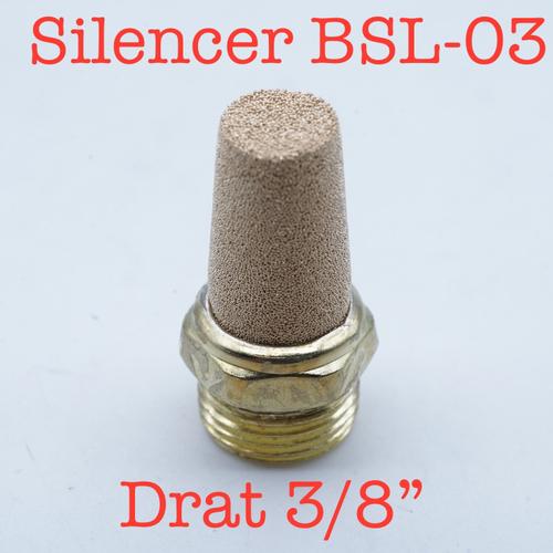 Jual BSL-3 BSL03 Drat 3/8" Silencer Fitting Kerucut Moncong Kuningan ...