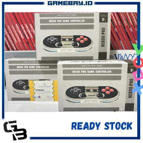 Promo 8BITDO Nes 30 Pro Game Bluetooth Controller for IOS Android and ...