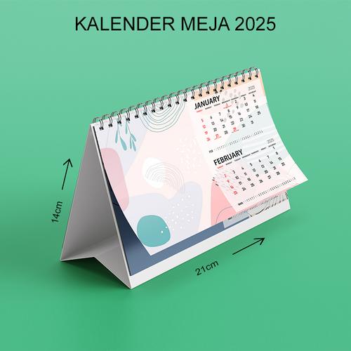 Jual Kalender 2025 Lengkap / Kalender Meja Ukuran (14,5 x 21,5 cm ...