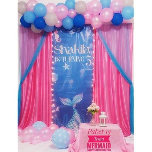Jual Backdrop background ultah aqiqah desain custom (013) - Hanya Kain ...