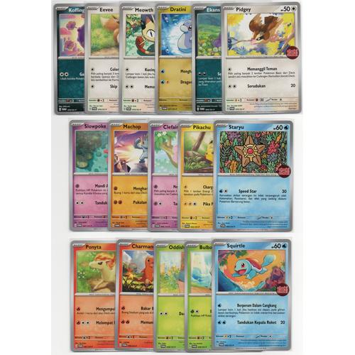 Jual Choki Choki Pokemon Kartu Promo Non Holo Set - Kota Magelang ...
