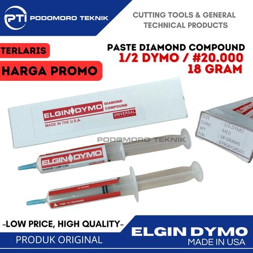 Jual ELGIN DYMO Diamond Compound Made in USA Grade 20.000 Original ...