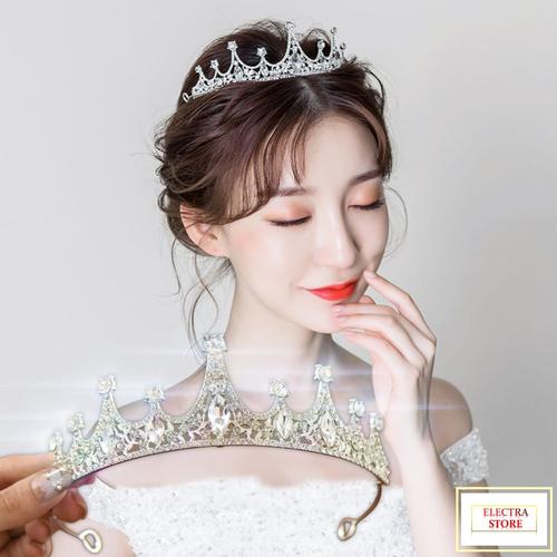 Jual ES - Mahkota Princess Bahan Metal Bando Metal Tiara Crown Cantik ...