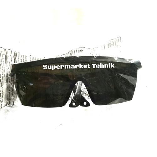 Jual Kaca Mata Safety Hitam / Kacamata Las / Safety Welding Glasses ...