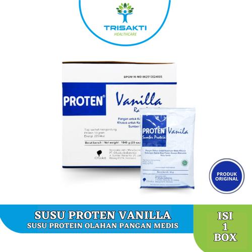 Jual Susu Proten Rasa Vanilla Box isi 20 Sachet/ Per Sachet - SACHET ...