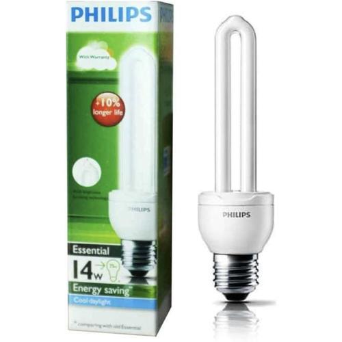 Jual LAMPU PHILIPS ESSENTIAL 14 WATT 14W 14WATT CDL COOL DAYLIGHT PUTIH ...