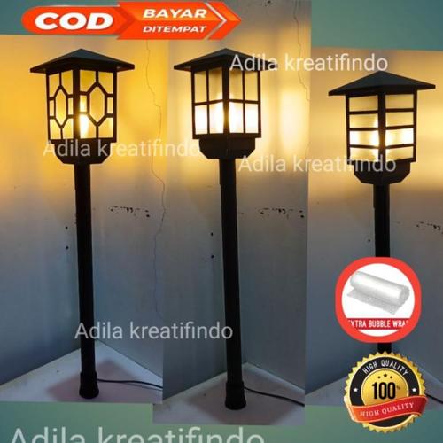 Jual lamp tiang Lampu Tiang tinggi / lampu taman Tiang bulat / lampu ...