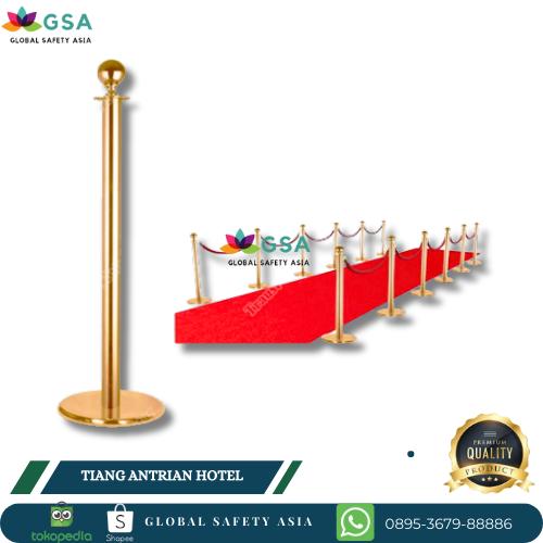Promo Standing Barrier Tiang Antrian Gold Queue Line - Gold - Jakarta ...