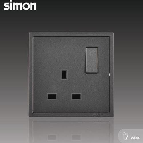Jual stop kontak ac 13a i7 simon british socket grey - Jakarta Utara ...