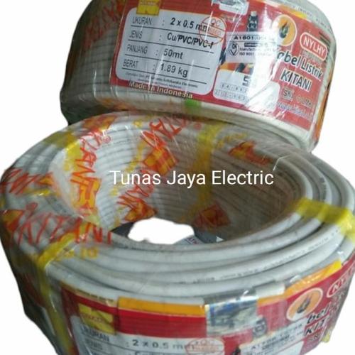 Jual IR Kabel NYMHY / NYLHY 2 x 0,5mm x 50M KITANI (Standar SNI ...