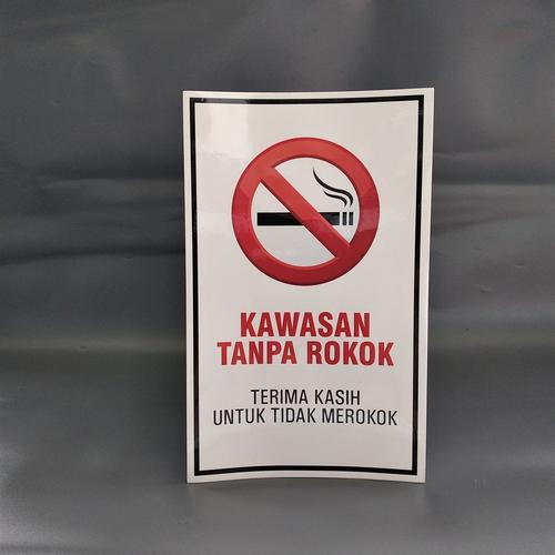 Jual Stiker Larangan Kawasan Tanpa Rokok | Stiker Chromo Larangan Tanpa ...