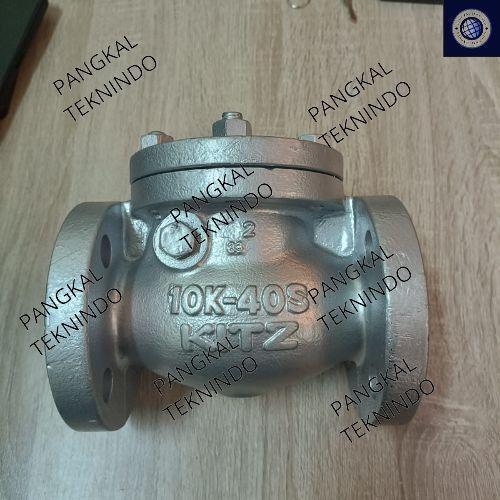 Jual Swing Check Valve 8" Inch KITZ Cast Iron DN200 Flange Jis 10K ...