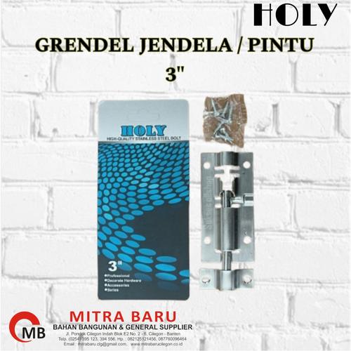 Jual Grendel Kunci Holy 3in / Grendel Jendela dan Pintu merk Holy ...