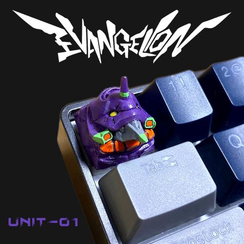 Jual Evangelion Unit-01 Artisan Keycap OEM Profile For Cherry MX ...