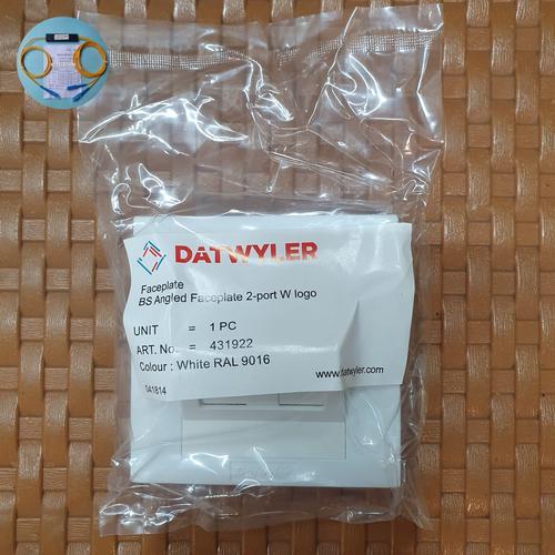 Jual FACEPLATE RJ45 2 PORT DATWYLER ORIGINAL - Jakarta Pusat - BJ ...