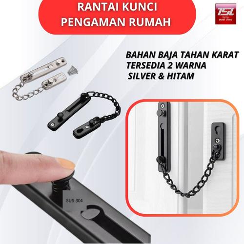 Jual TUTU Rantai Kunci Pengaman Rumah/Apartemen/Kosan/Safety Chain Lock ...