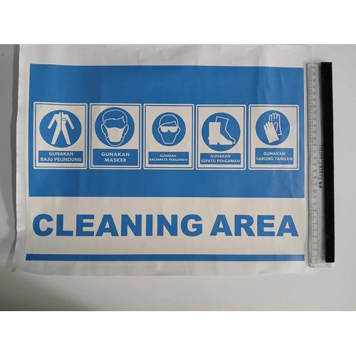 Jual Sticker rambu k3 workshop cleaning area - Jakarta Timur ...
