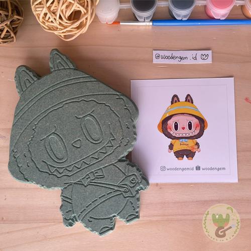 Jual DIY Wood Character Painting Kit Mewarnai Melukis Kayu Karakter ...