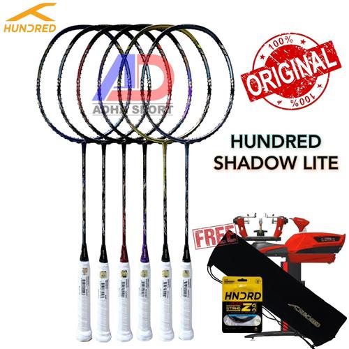 Jual Raket Badminton Hundred Shadow Lite Raket Bulutangkis Original ...
