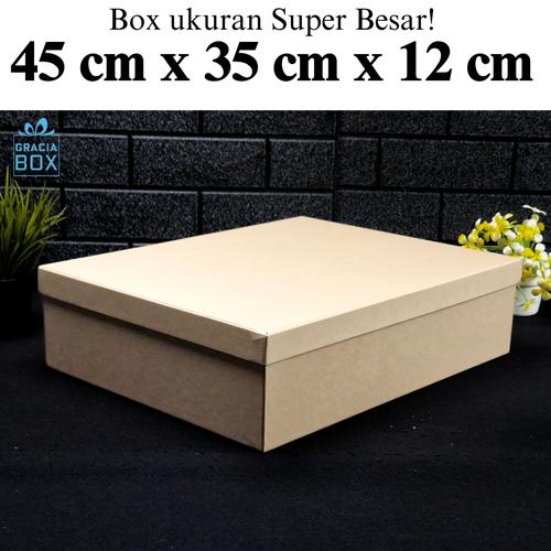 Jual BOX HAMPERS - HARDBOX - BOX BAJU - ukuran 45 cm x 35 cm x 12 cm ...