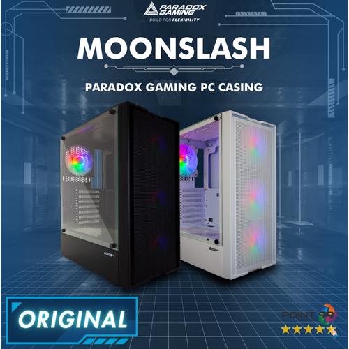 Jual Paradox Gaming MOONSLASH m-ATX PC CASE | CASING MICRO ATX - Putih ...