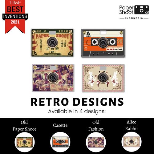 Jual Retro Designs Series - Paper Shoot Camera - Old Paper Shoot - Kota ...