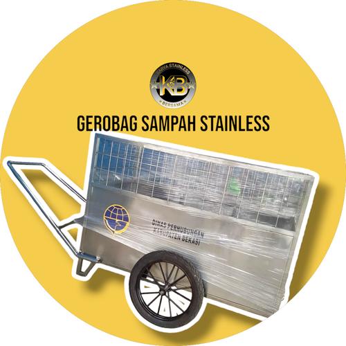 Jual GEROBAG SAMPAH STAINLESS MULTIPUNGSI 160 X 80 X 100 - Kab. Bogor ...