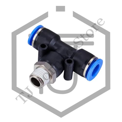 Jual Fitting Pneumatic T selang 8mm drat 1/2" PB 8-04 - Jakarta Barat ...