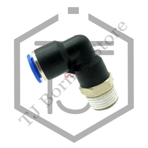 Jual Fitting Pneumatic Elbow selang 6mm drat 1/8" PL 6-01 - Jakarta ...