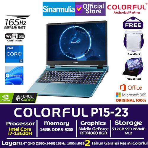 Jual Laptop Gaming COLORFUL EVOL P15-23 i7-13620H RTX4060 512GB SSD ...