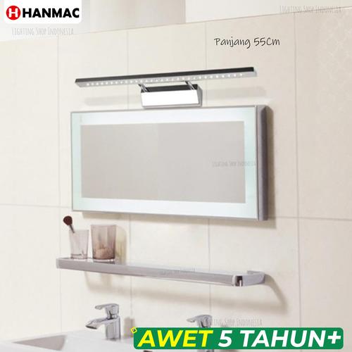 Jual H272 lampu wastafel dinding led 7w 55cm putih mirror light ...