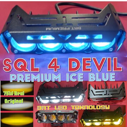 Jual Lampu tembak LED Laser SQL 2 PRO DEVIL OWL 2 mata 50W SQL 2PRO ...