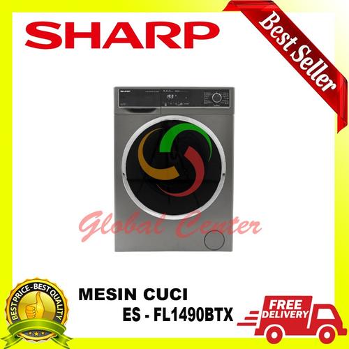 Jual SHARP Washing Machine 9 Kg Front Loading Boomerang Series ES ...