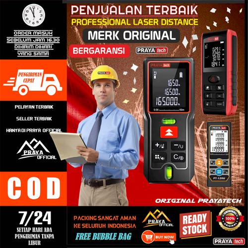 Jual 40m laser distance meter / meteran laser PRAYATECH 40 meter ...