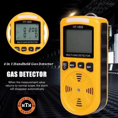 Jual Alat Deteksi Portable Gas 4 In 1 Detector Oxygen H2S Co Lel Gas ...