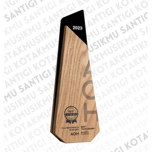 Jual Trophy Kayu Custom (Tipe-7) | Piala Kayu Custom | Plakat Kayu ...