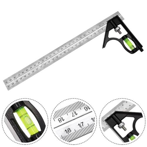 Jual Taffware Penggaris Siku Tukang 30cm Mistar Tarik Geser Angle Ruler ...