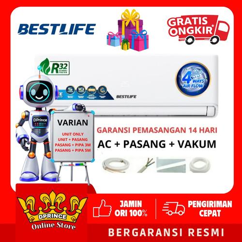 Promo AC BESTLIFE SPLIT 1,5 PK - 12QAR3 + PASANG GOLDFIN / 4in1 FILTER ...