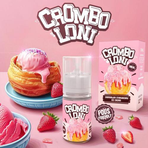 Jual Cromboloni Strawberry Ice Cream Pods Friendly 30ML by 3Point ...