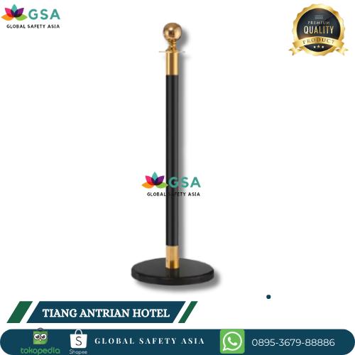 Promo Tiang Antrian Stainless Gold Queue Line Gold Standing Barrier ...