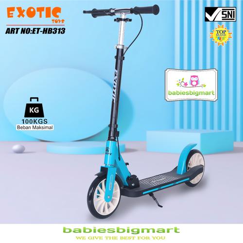Jual Scooter Besi Exotic ET HB 313 Roda Besar Skuter Bisa Lipat Ada Rem ...